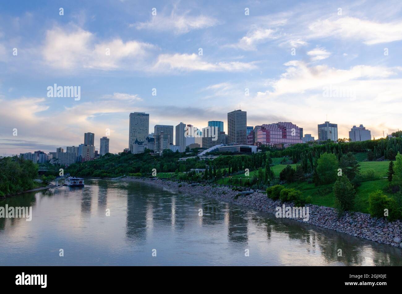 downtown edmonton at day Stock Photo - Alamy