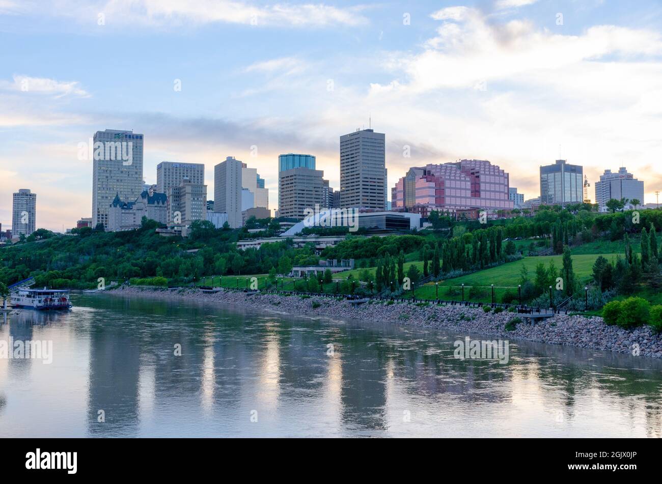 downtown edmonton at day Stock Photo - Alamy