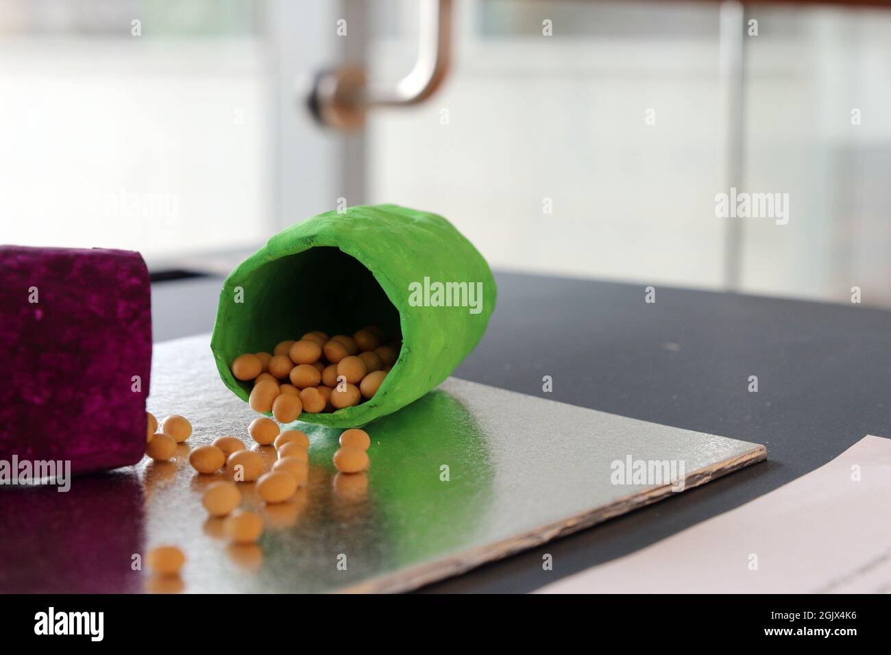 Drug pill art display Stock Photo - Alamy