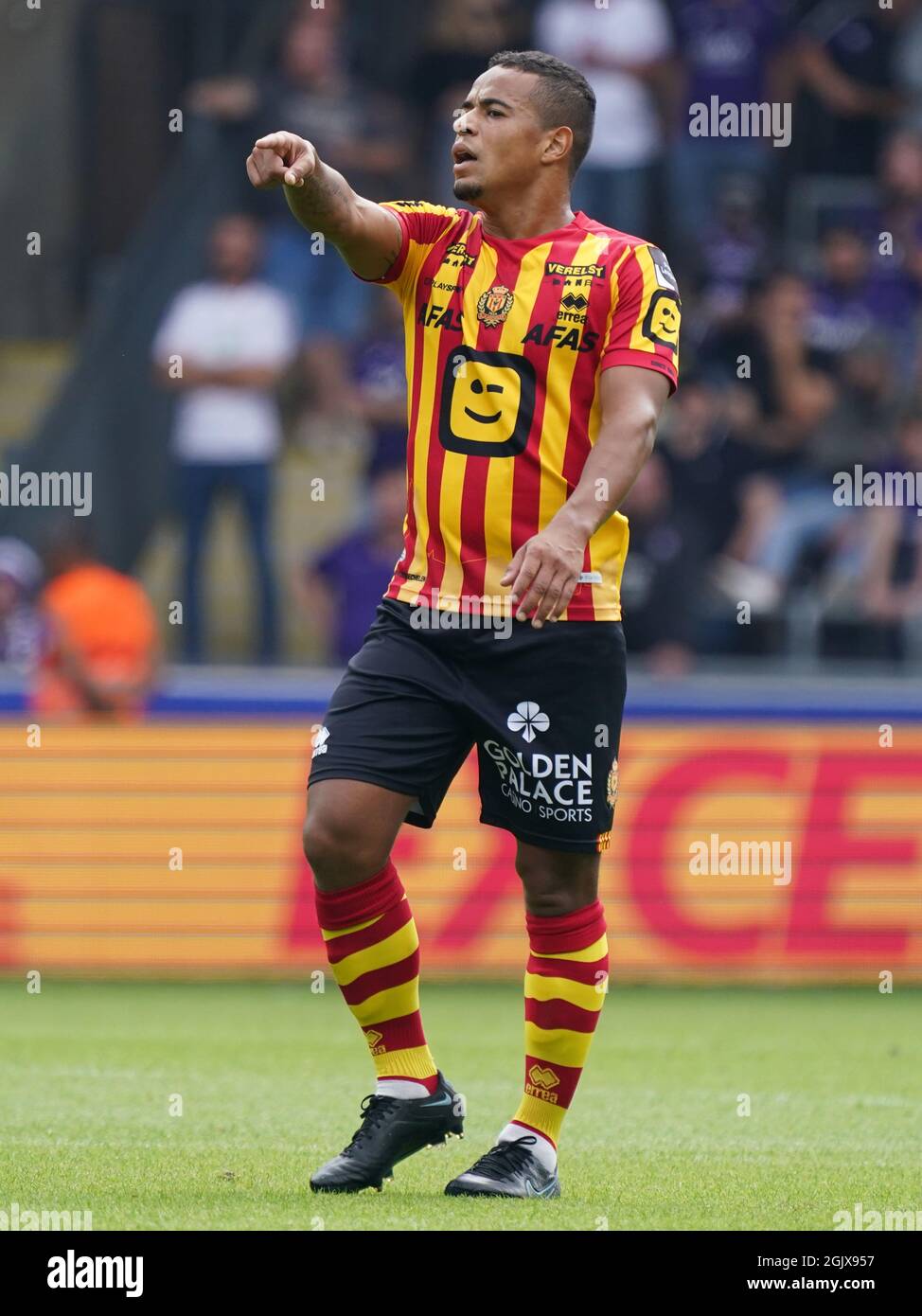 BRUSSEL, BELGIUM - SEPTEMBER 12: Lucas Bijker of KV Mechelen during the ...