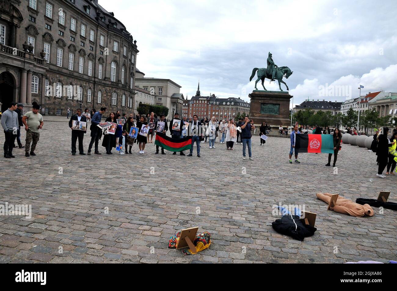Copenhagen, Denmark.,12 September 2021 /Afgans living in Denmark ...