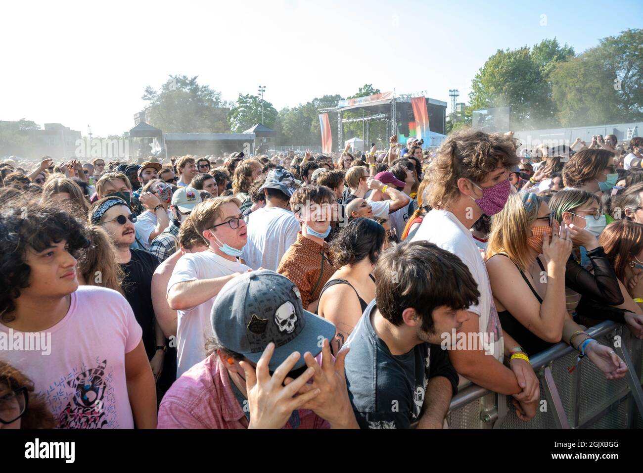 CHICAGO, IL - SEPTEMBER 10th: The Crowd at Pitchfork 2021 Day 1 in ...