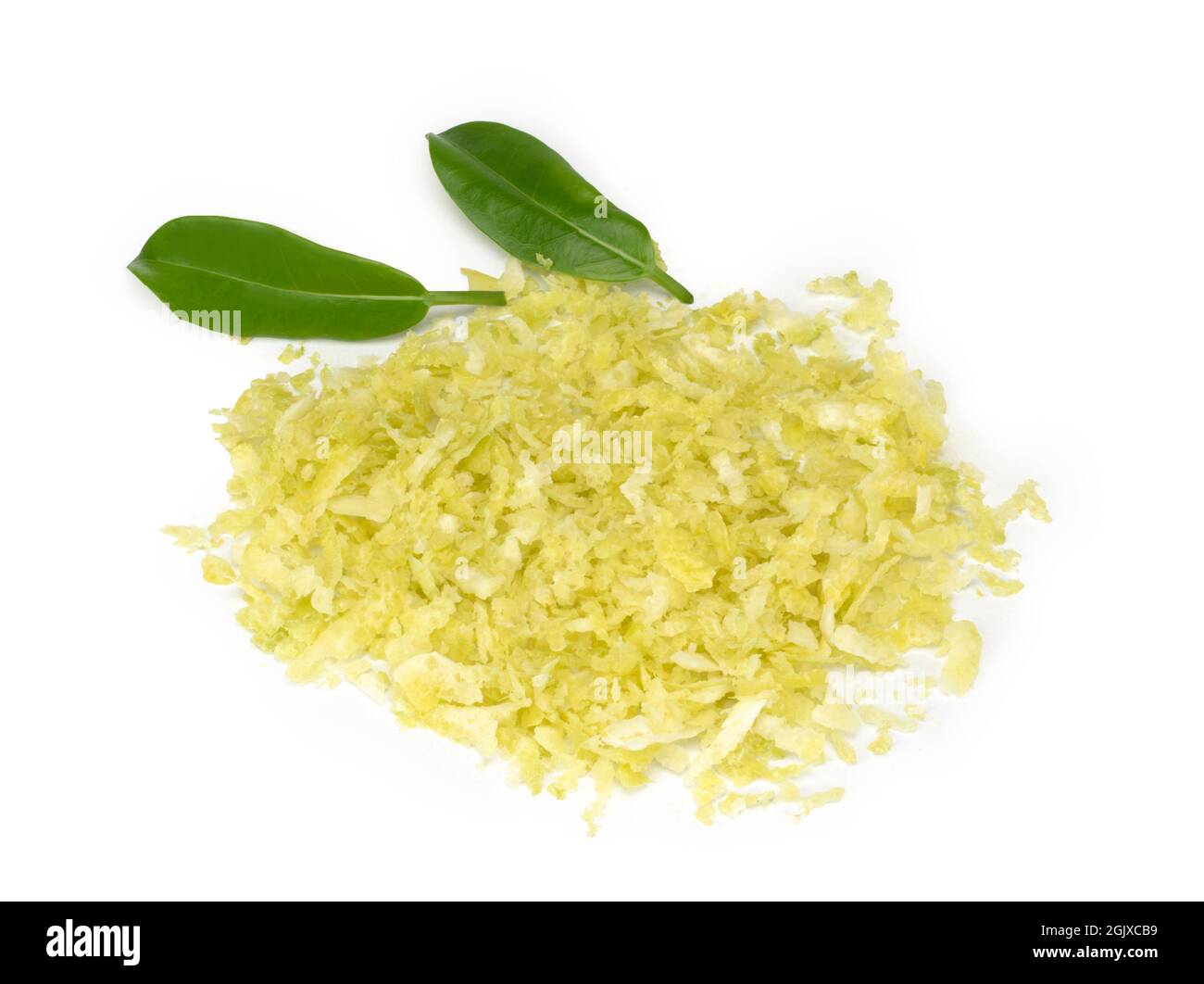 Fresh lemon zest peel Cut Out Stock Images & Pictures - Alamy