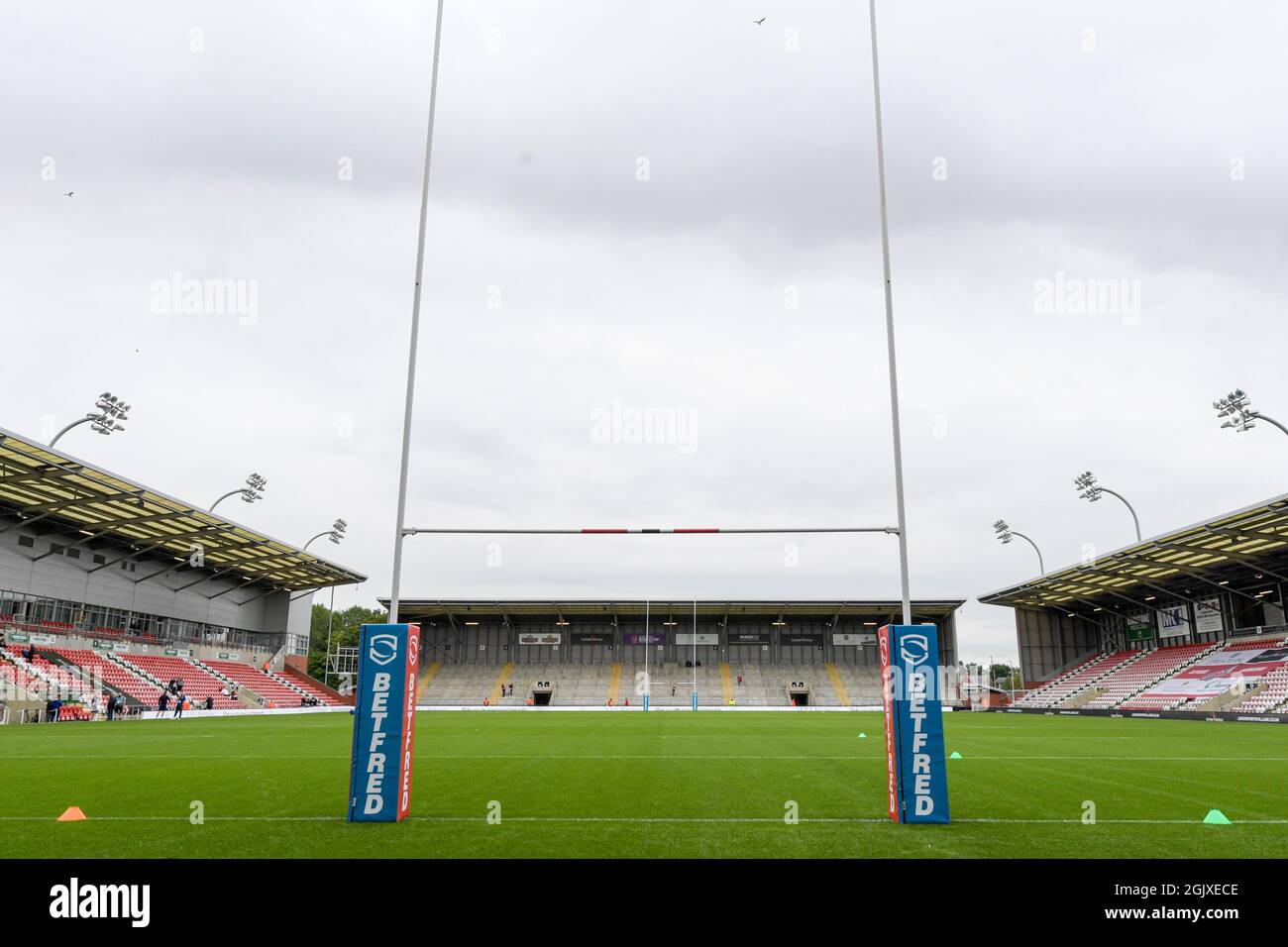 Leigh sports stadium hi-res stock photography and images - Alamy