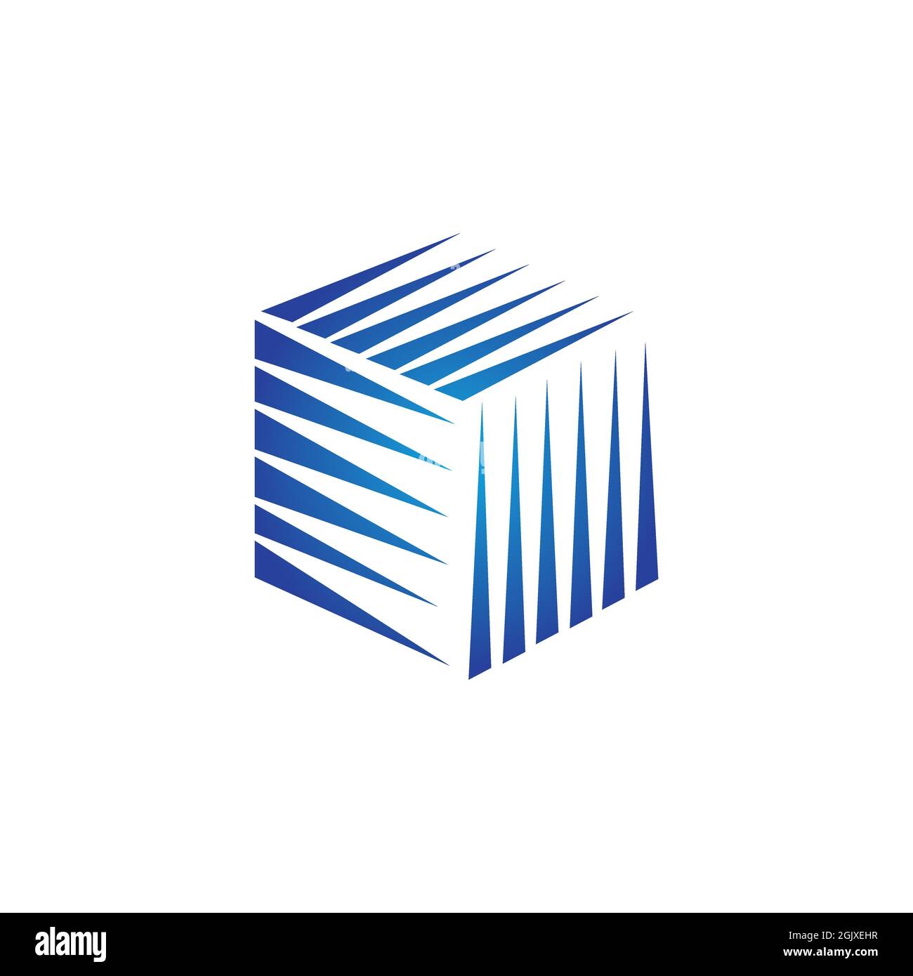 Cube art logo vector vectors hi-res stock photography and images - Alamy
