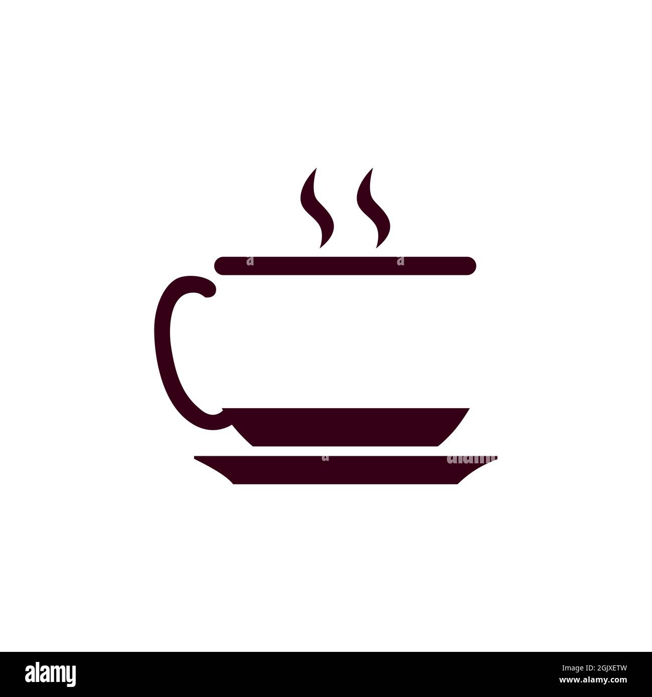 abstract letter C coffee cup logo icon flat vector concept graphic ...