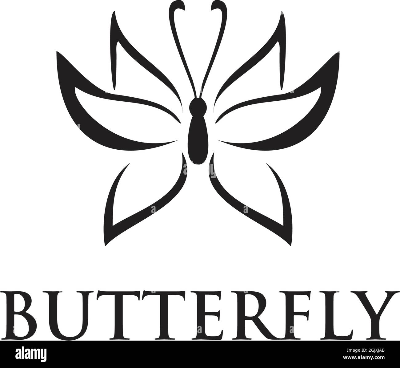 Butterly icon logo design inspiration vector illustration template ...