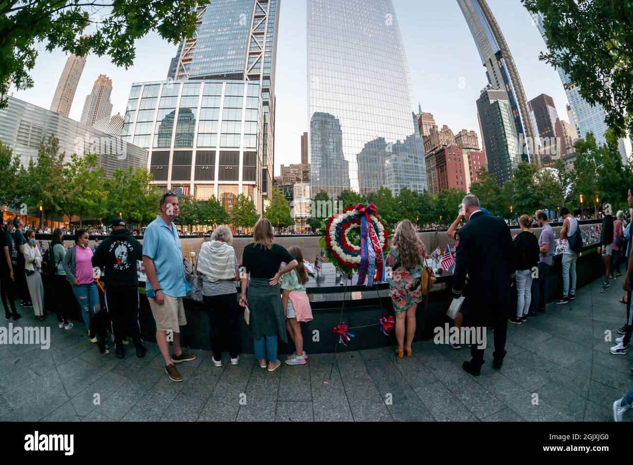 The 9/11 Memorial in New York on Saturday, September 11, 2021 on the ...