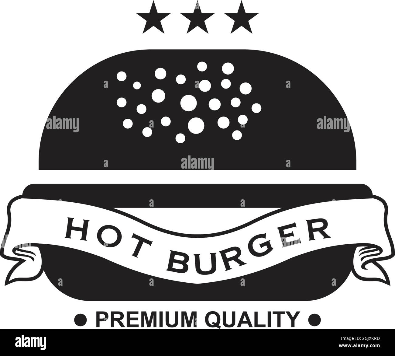 Burger logo design inspiration icon vector illustration template Stock ...