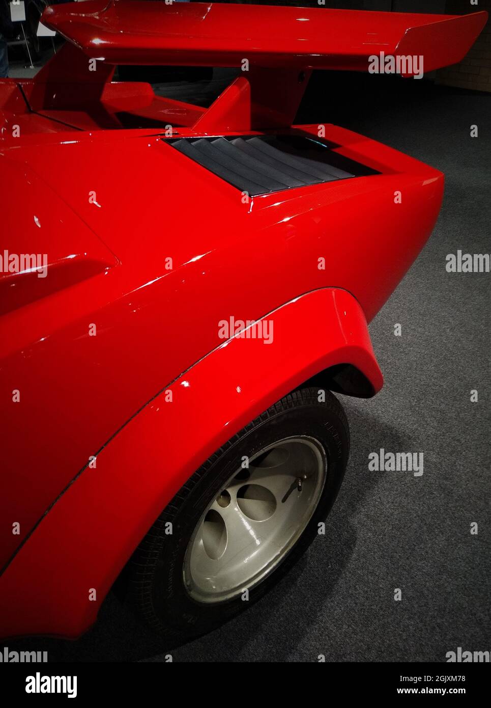 Red Italian sports car Stock Photo - Alamy