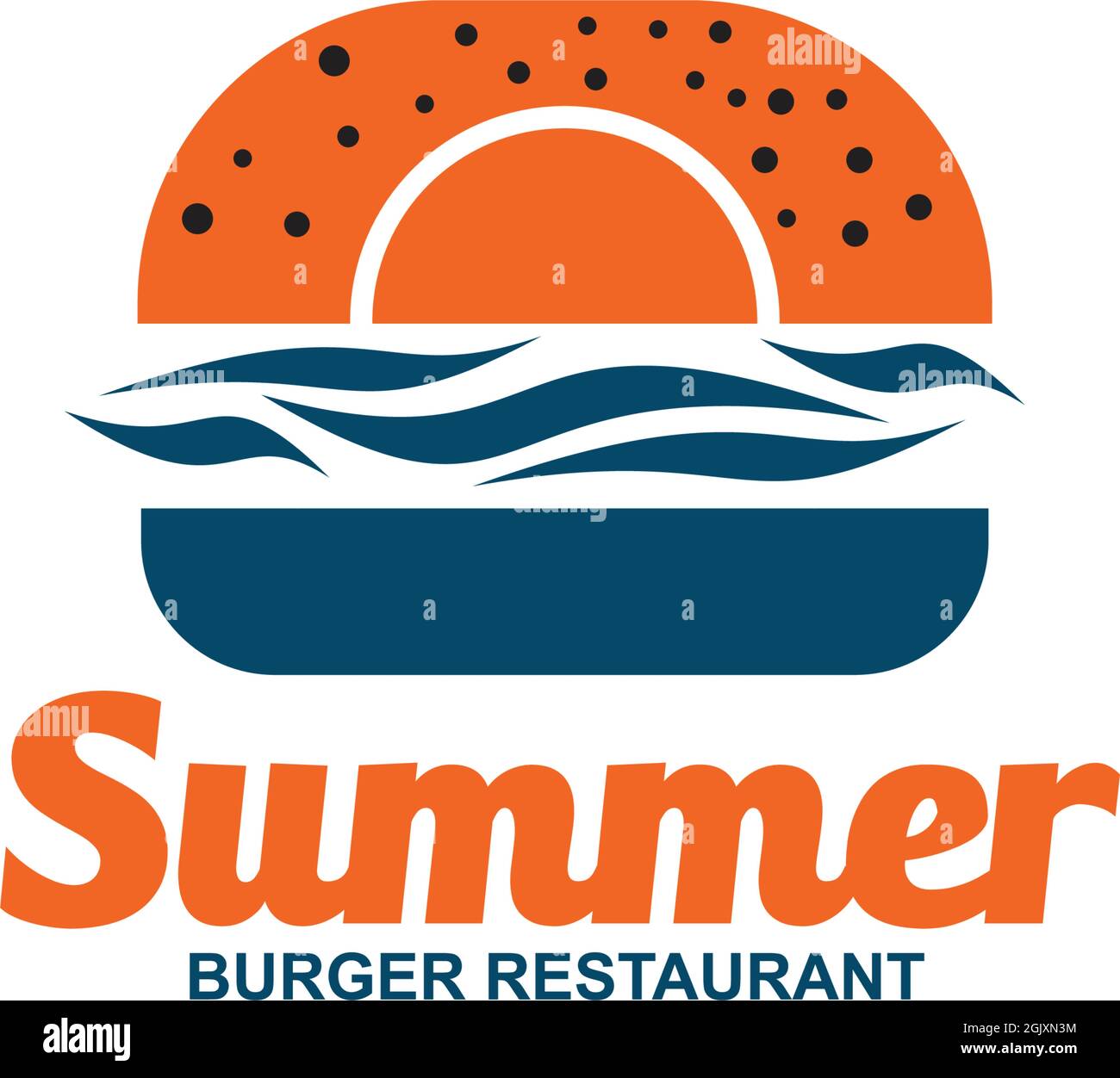 Burger logo Stock Vector Images - Alamy