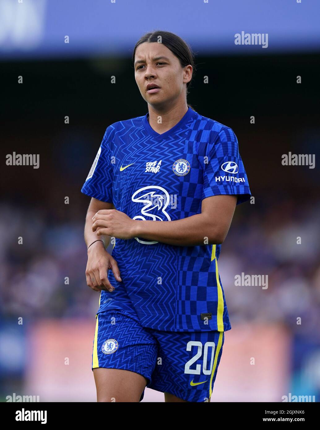 Chelsea's Sam Kerr during the FA Women's Super League match at ...