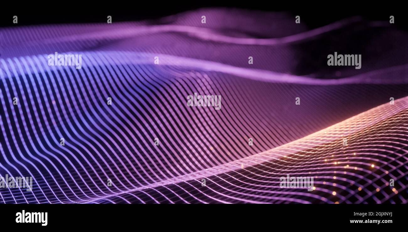 Purple wave patterns hi-res stock photography and images - Alamy