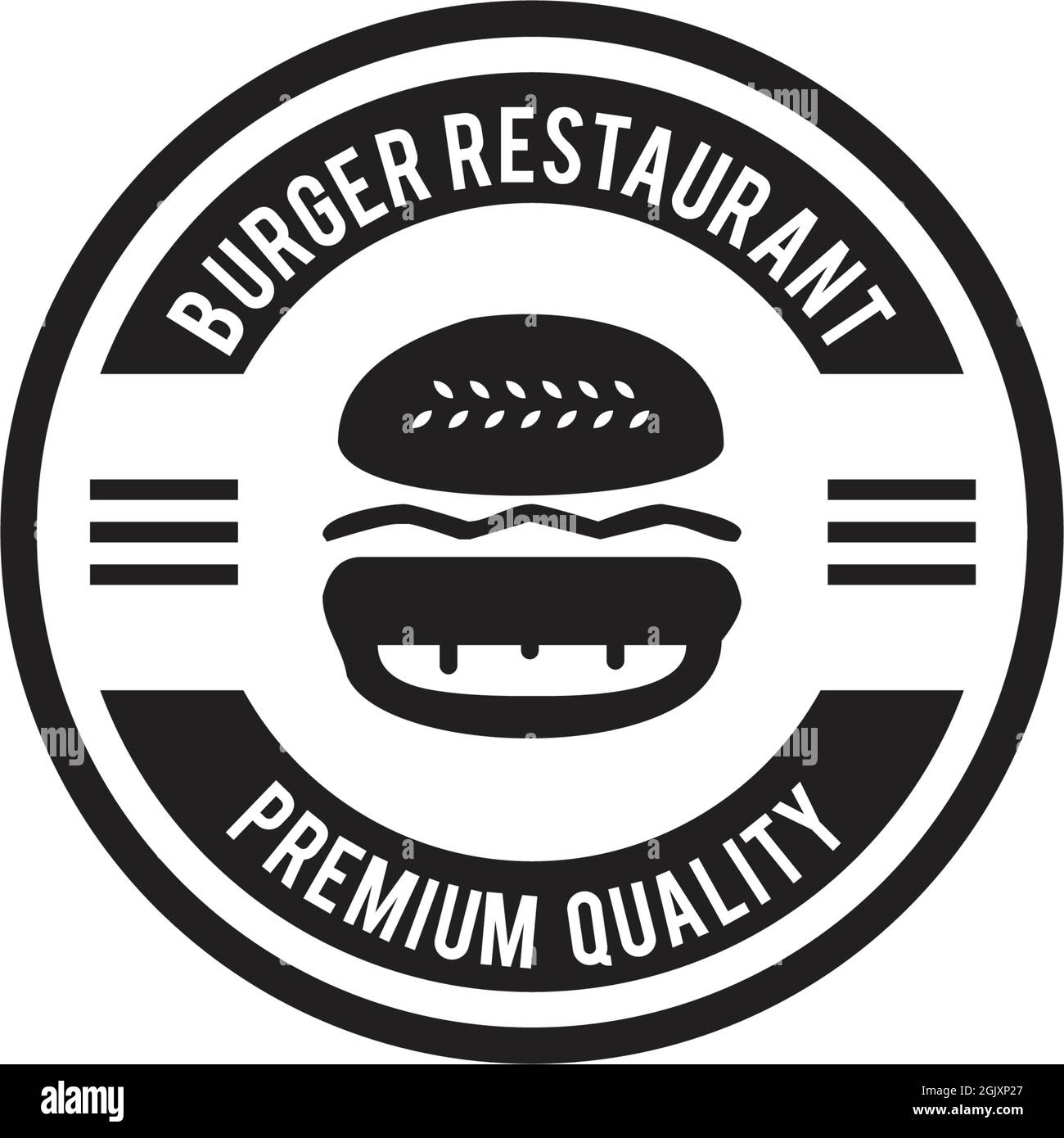 Burger logo design inspiration icon vector illustration template Stock ...