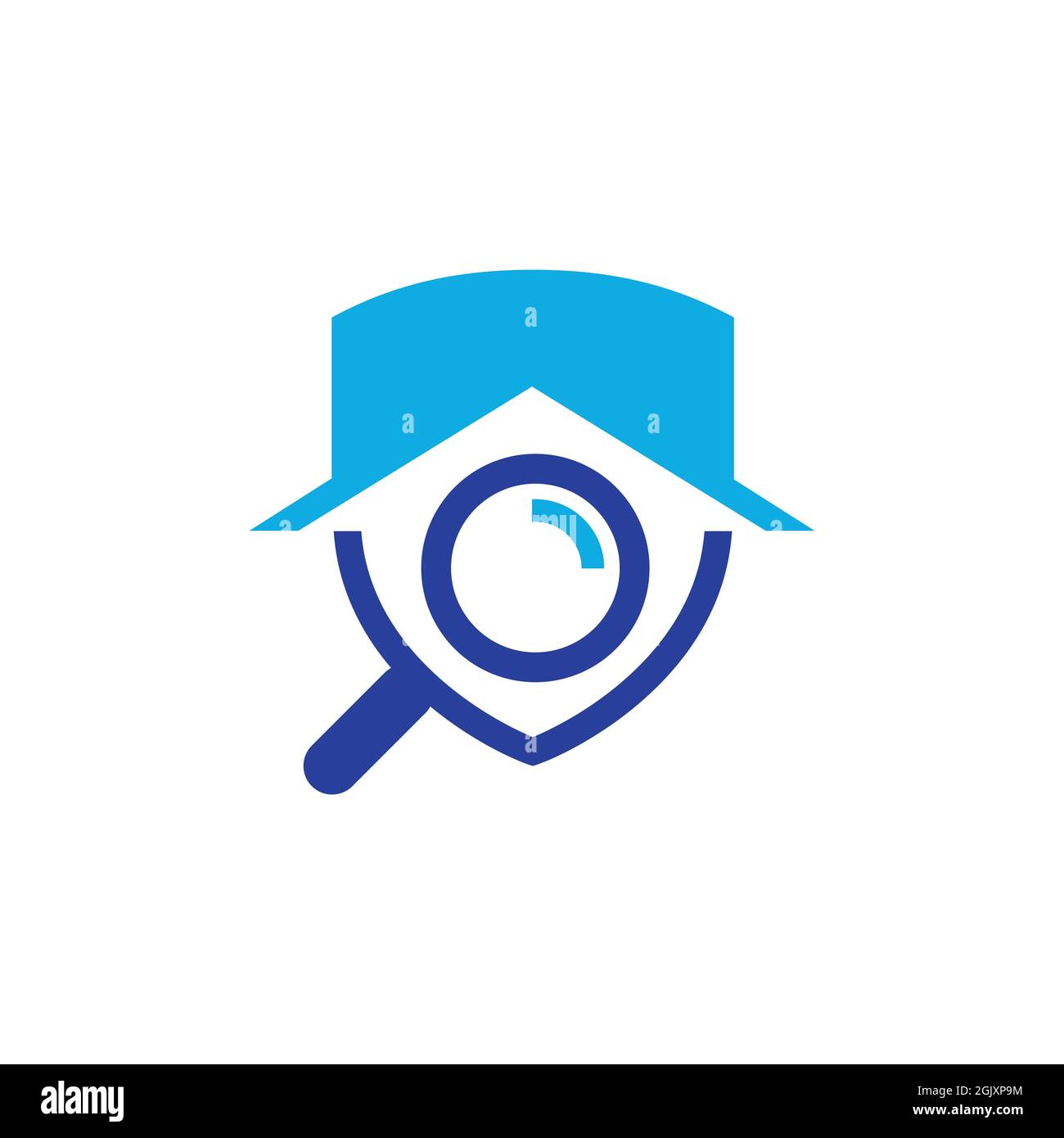 detective abstract logo icon flat vector concept graphic simple stylish design Stock Vector ...