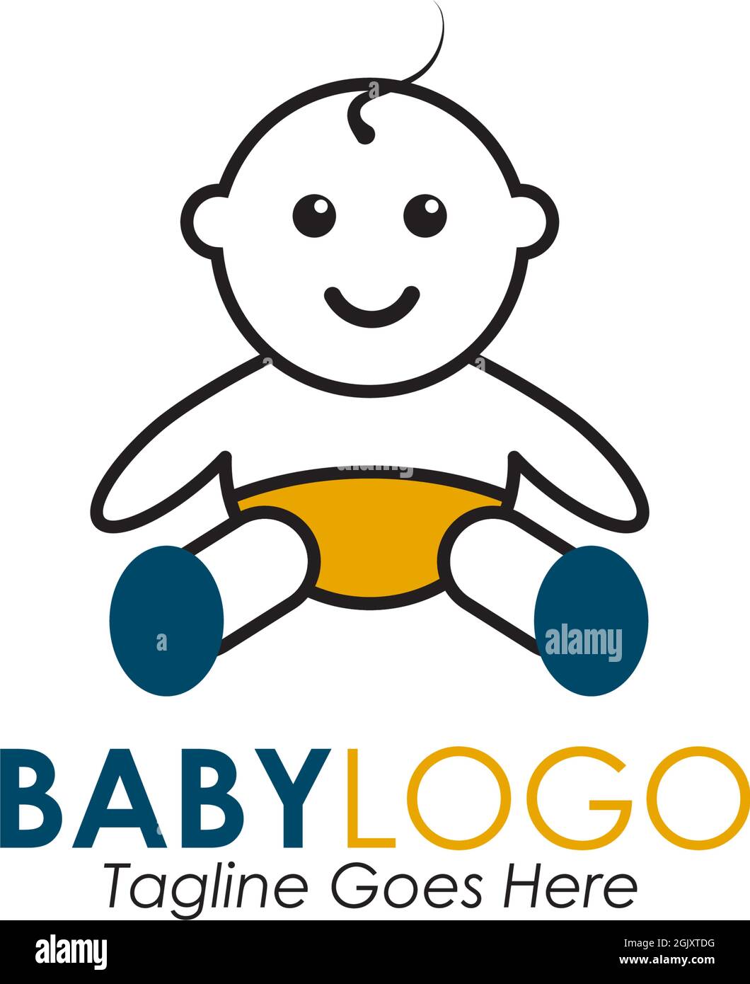 Baby shop logo design inspiration vector illustration template Stock ...