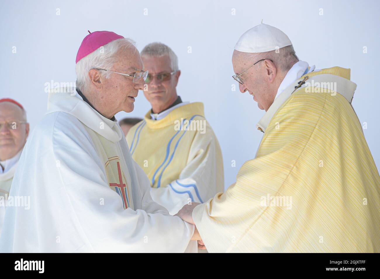 September 12 , 2021 : Pope Francis embraces S.E. Piero Marini president ...