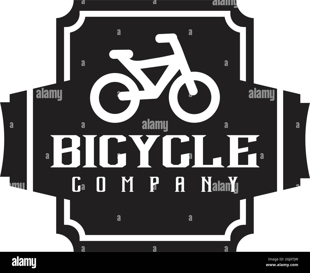 Bike logo design inspiration vector illustration with isolated ...