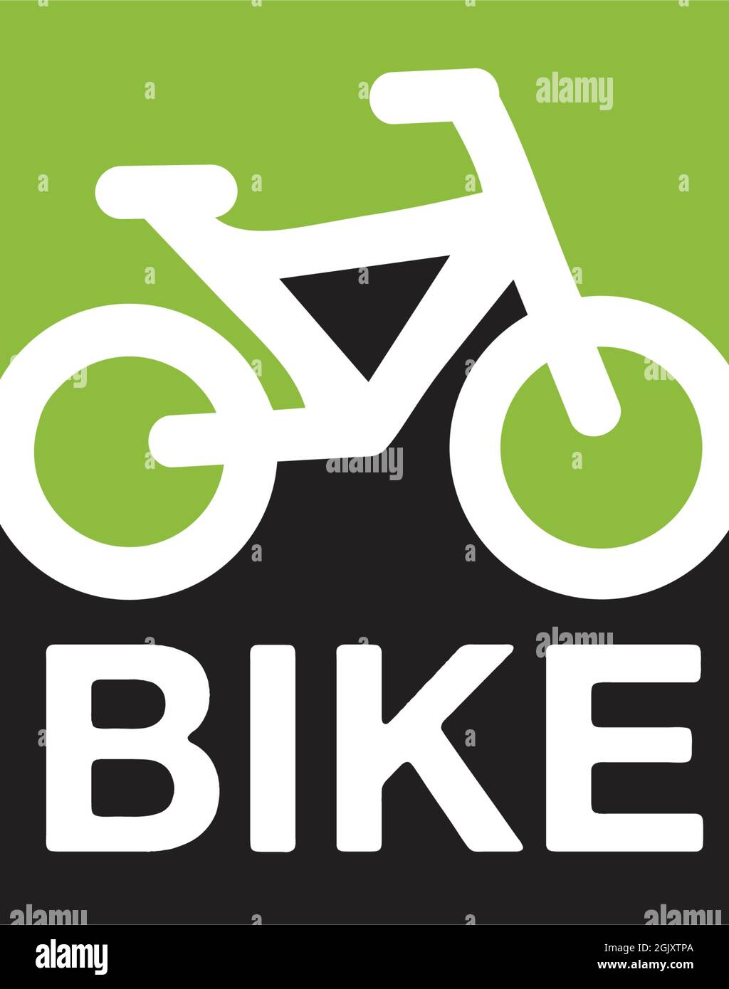 Bike logo design inspiration vector illustration with isolated ...