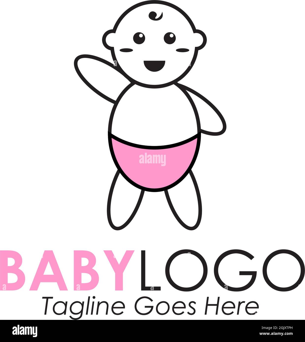Baby shop logo design inspiration vector illustration template Stock ...