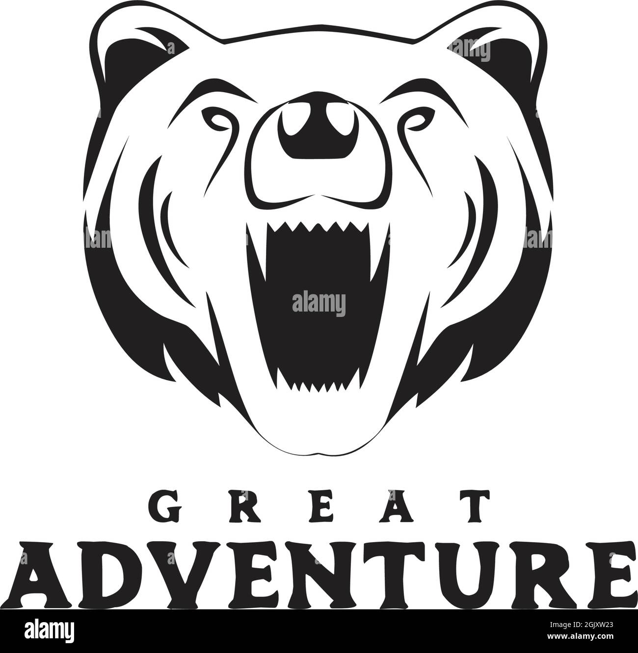 Bear mouth Stock Vector Images - Alamy