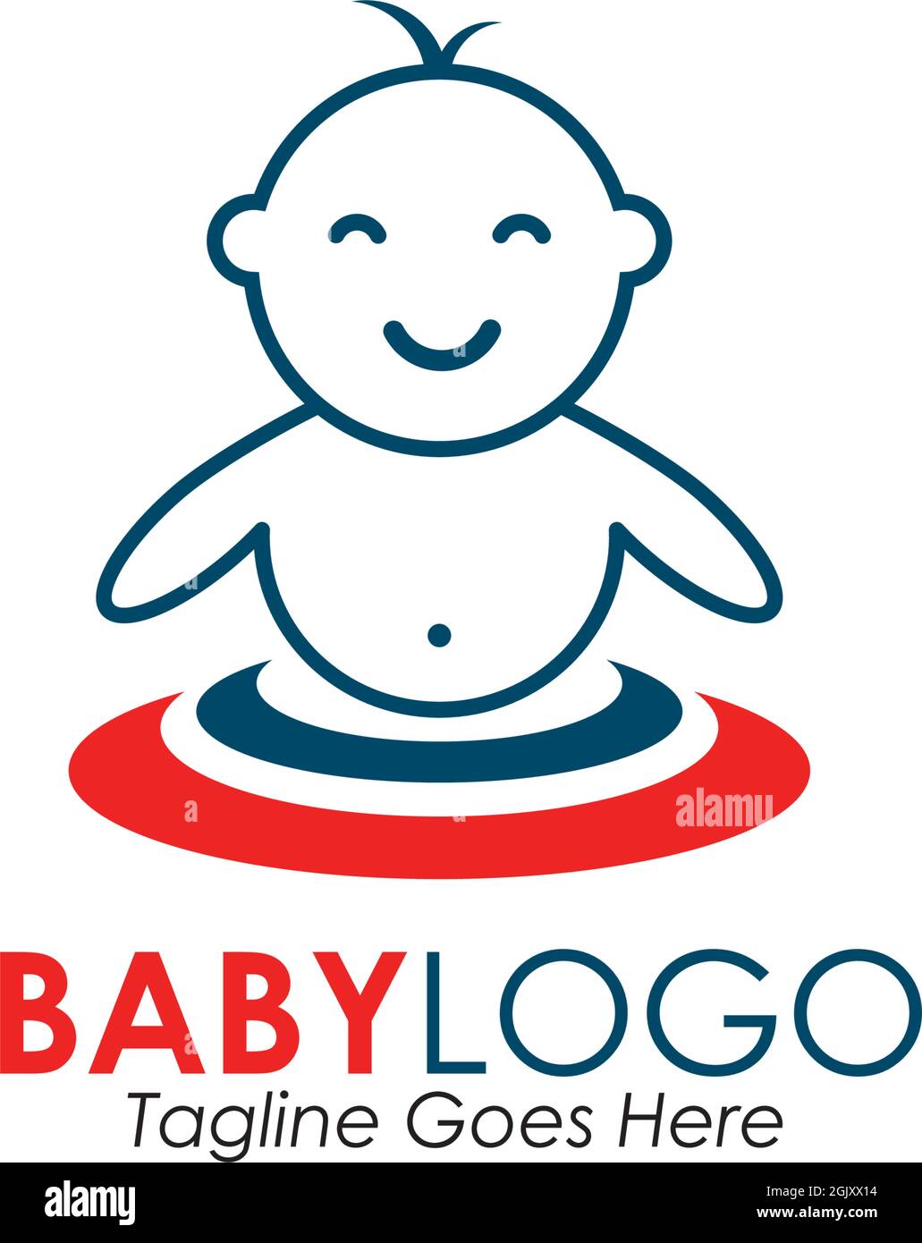 Baby shop logo design inspiration vector illustration template Stock ...