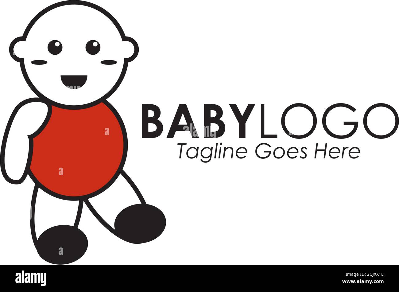 Baby shop logo design inspiration vector illustration template Stock ...