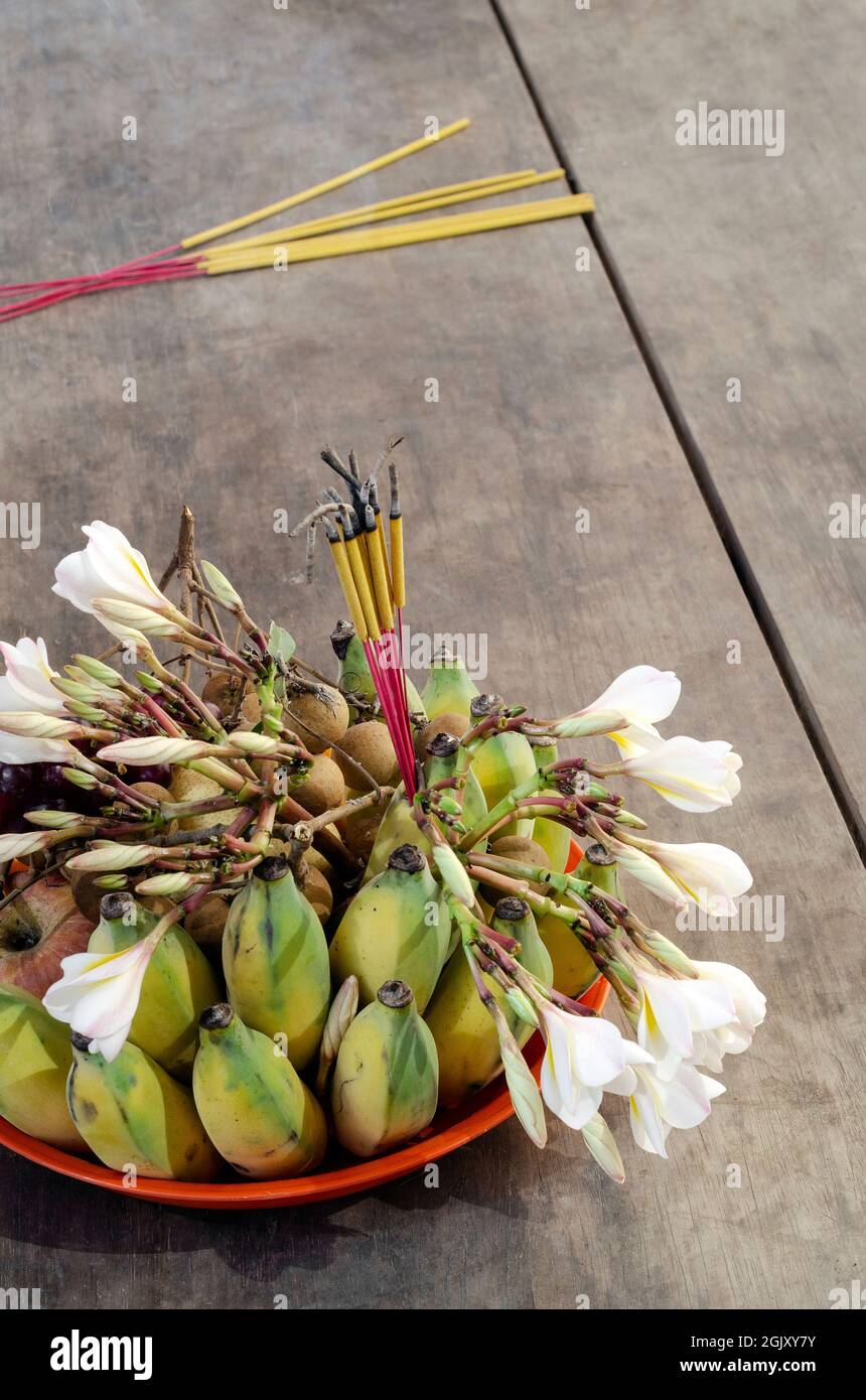 Buddhist offering hi-res stock photography and images - Alamy
