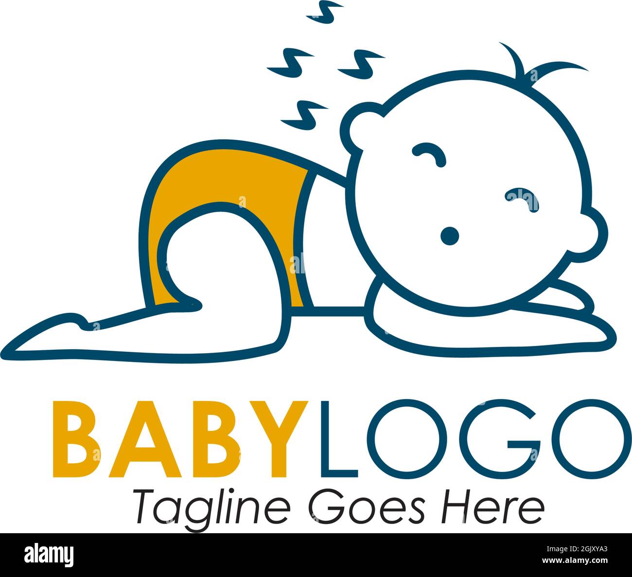 Baby shop logo design inspiration vector illustration template Stock ...