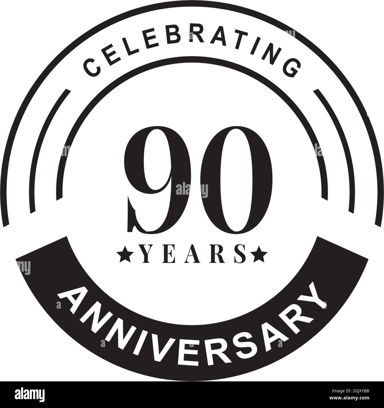 Luxury 90 logo hi-res stock photography and images - Alamy