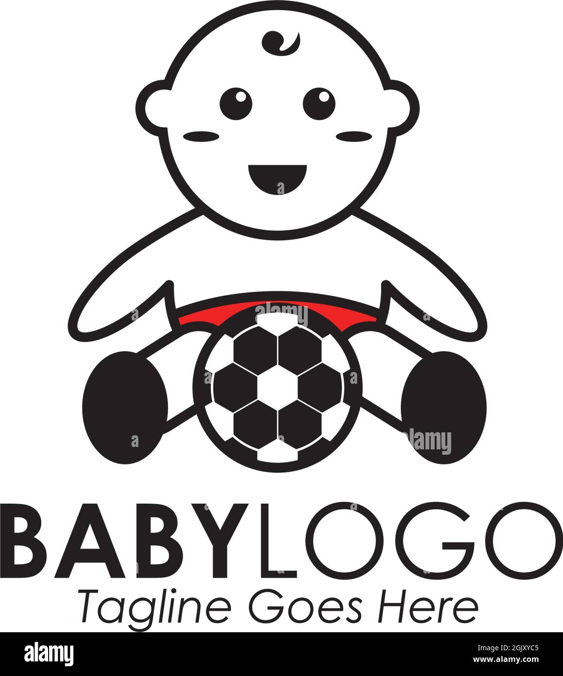 Baby shop logo design inspiration vector illustration template Stock ...