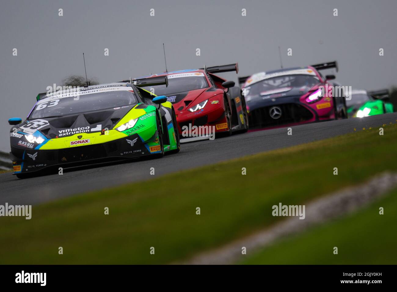 Barwell Motorsport (#63) Lamborghini Huracan GT3 Evo driven by Leo ...