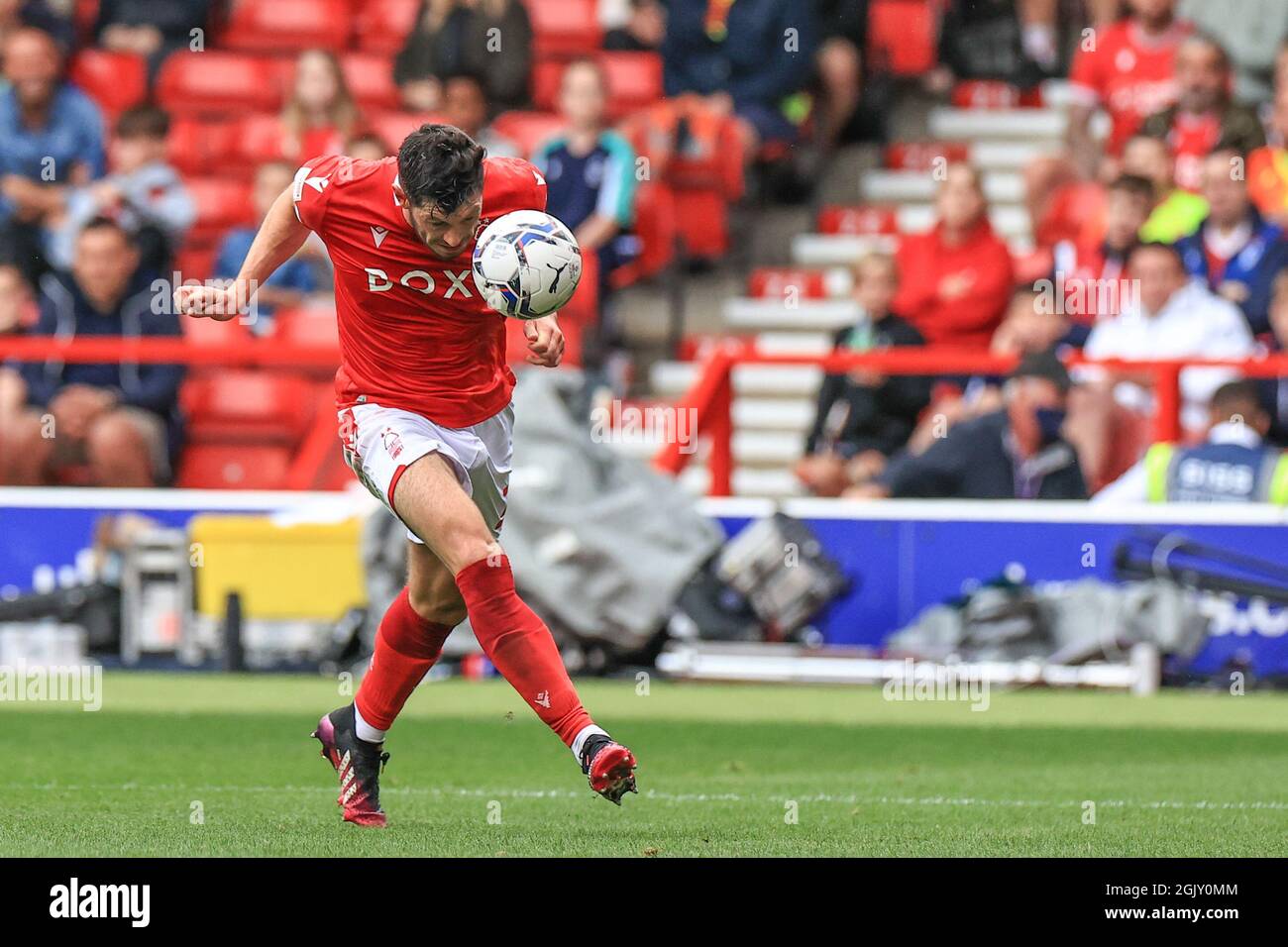 Nottingham, UK. 12th Sep, 2021. Scott McKenna #26 of Nottingham Forest ...