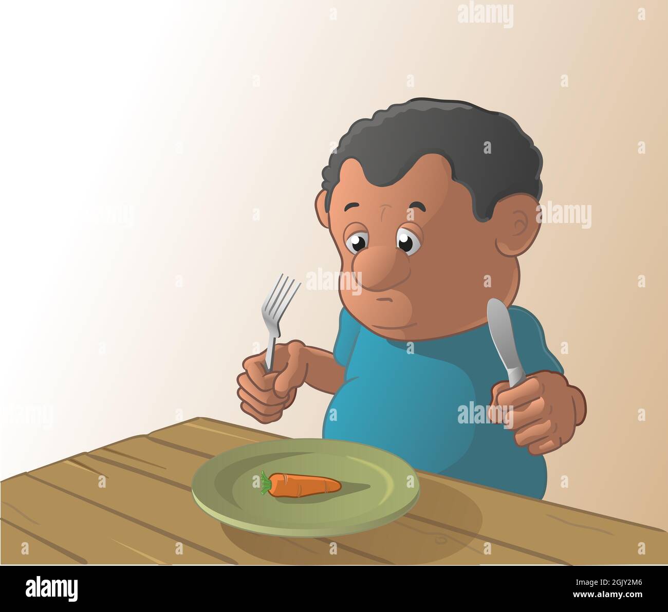 Cartoon disappointed man hi-res stock photography and images - Alamy