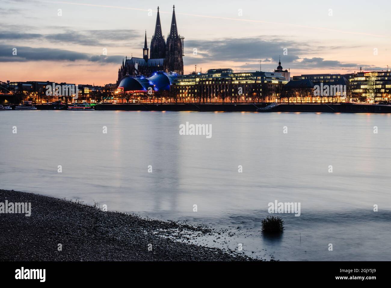 Cologne Cathedral, German architecture, cityscape, art, Rhine river ...