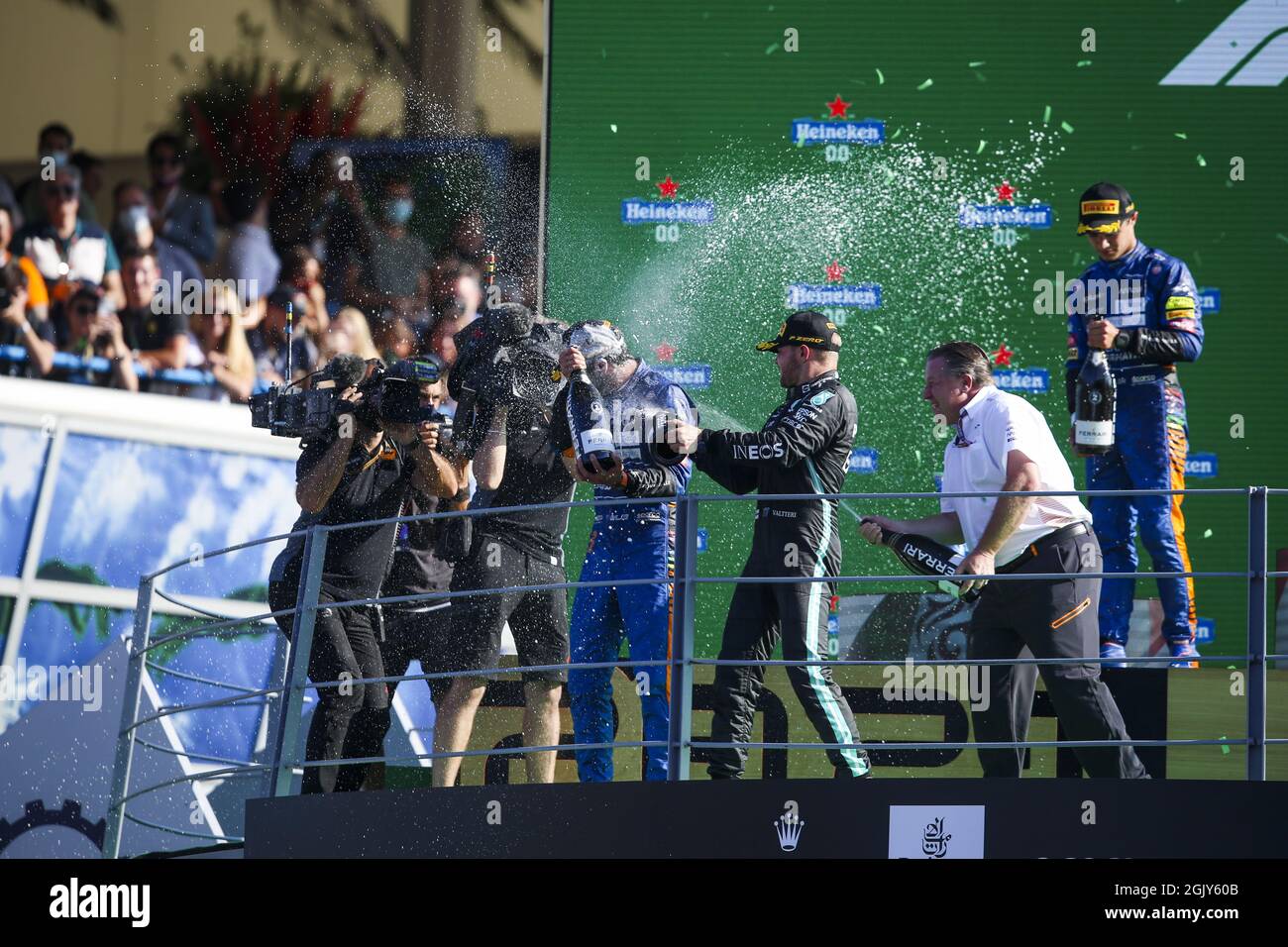 Mclaren f1 2021 podium hi-res stock photography and images - Alamy