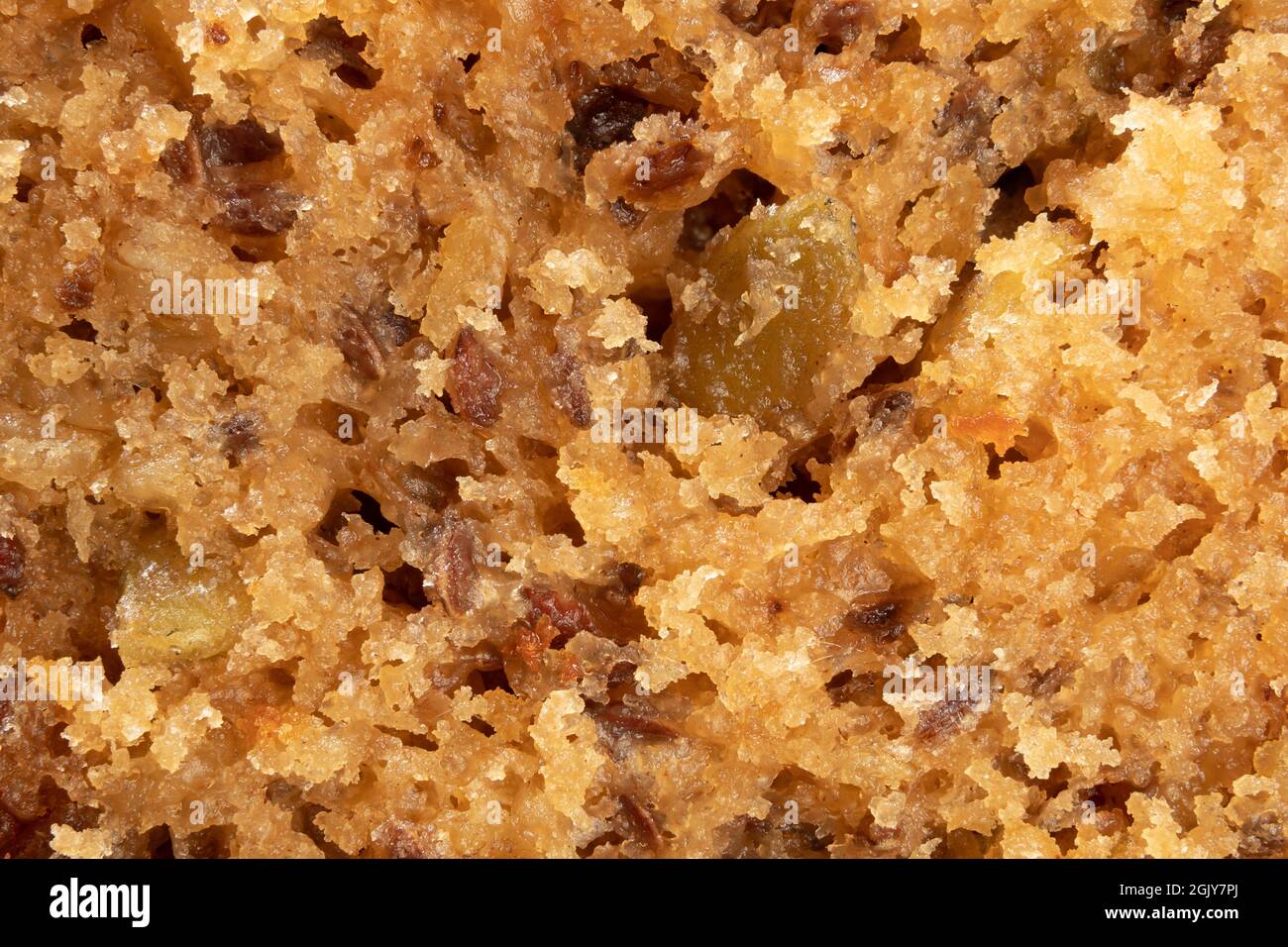 Fluffy muffin or cake texture, macro. Baking or baked good background ...