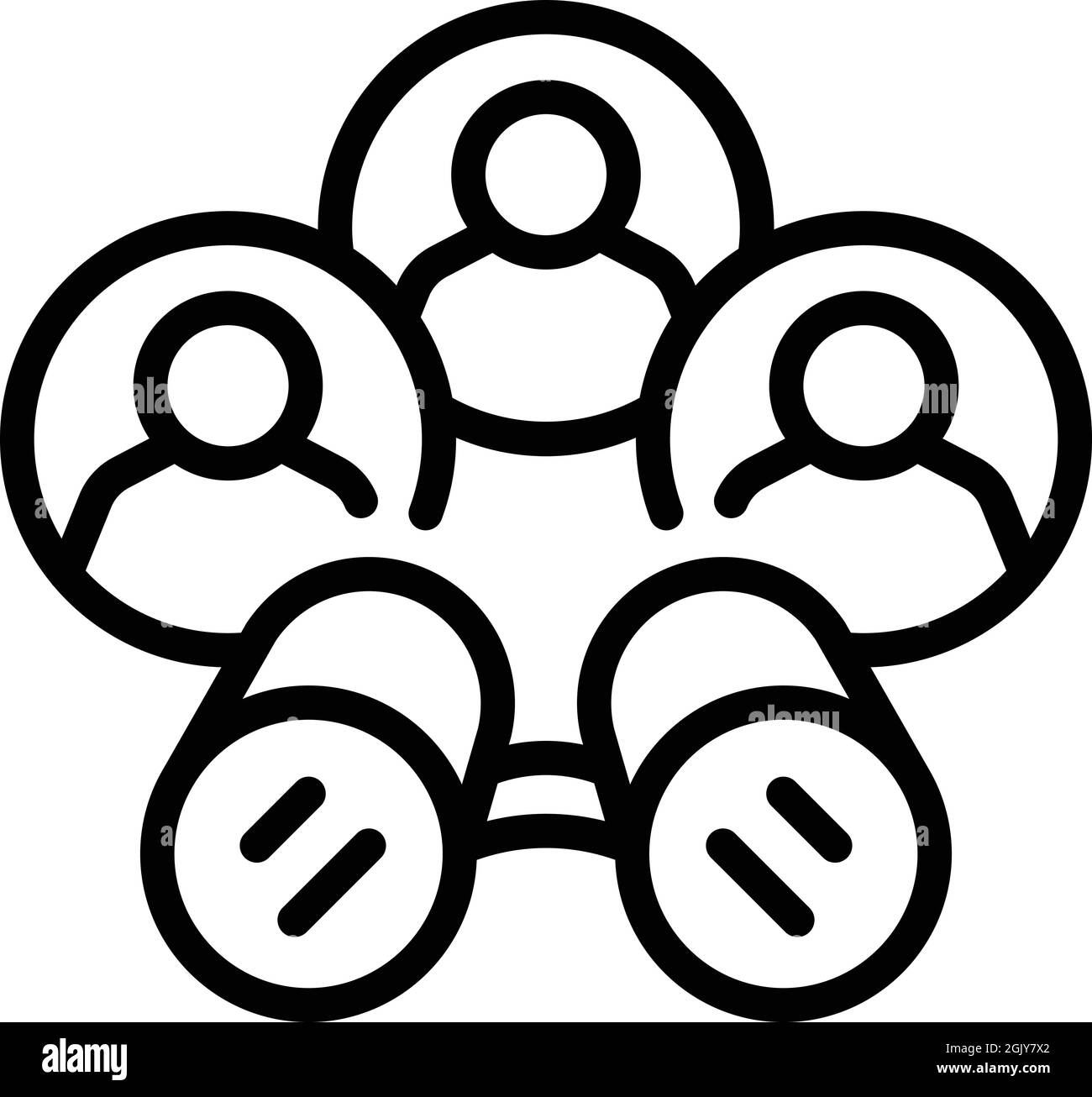 Hr vector cartoon Black and White Stock Photos & Images - Alamy