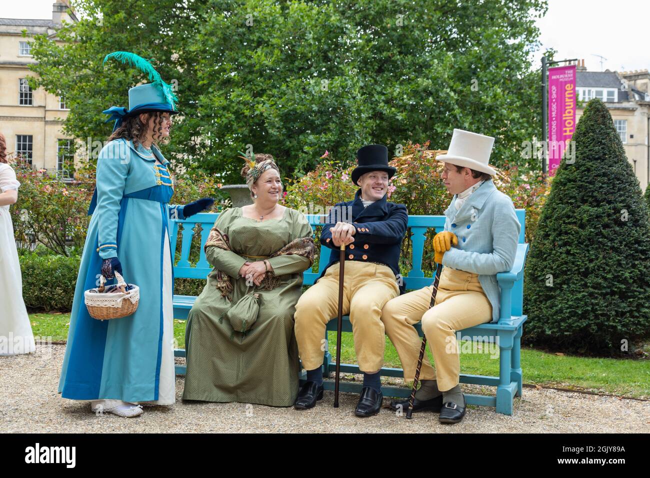 Dressed in 18th Century costumes for the Jane Austen Grand Regency ...