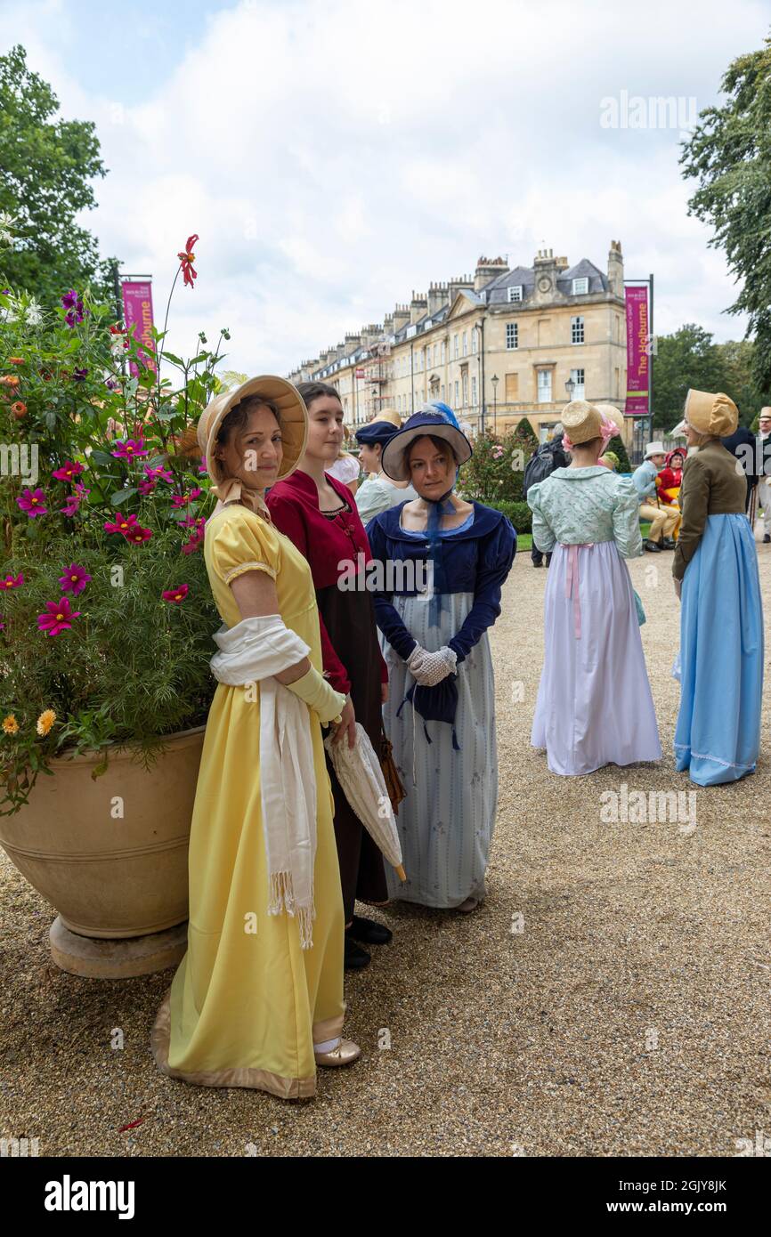 Dressed in 18th Century costumes for the Jane Austen Grand Regency ...