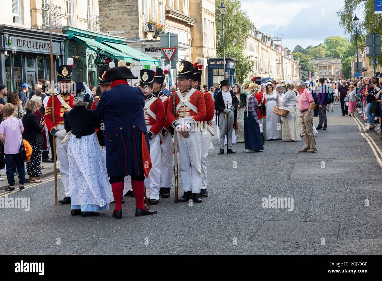 Dressed in 18th Century costumes for the Jane Austen Grand Regency ...
