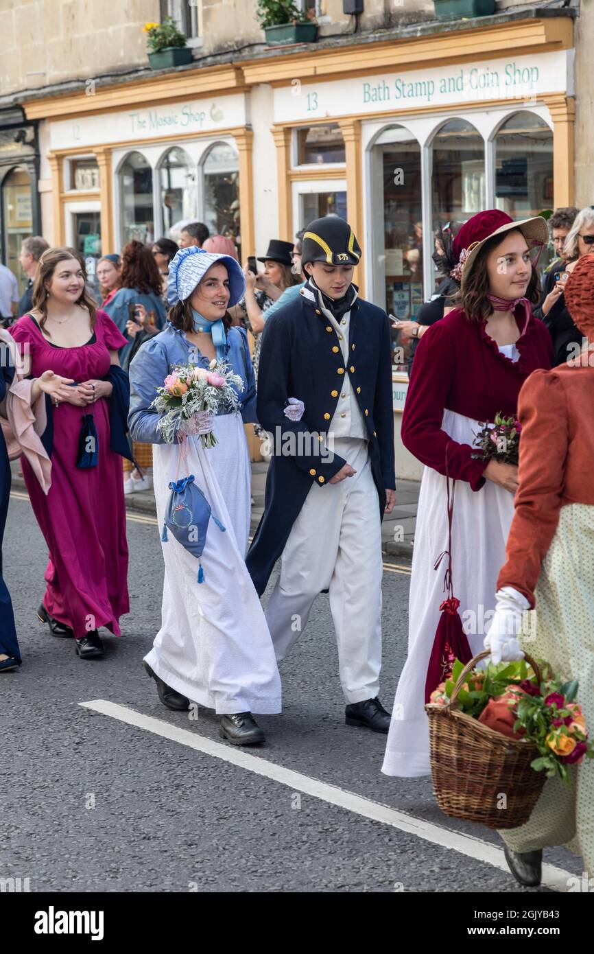 Dressed in 18th Century costumes for the Jane Austen Grand Regency ...