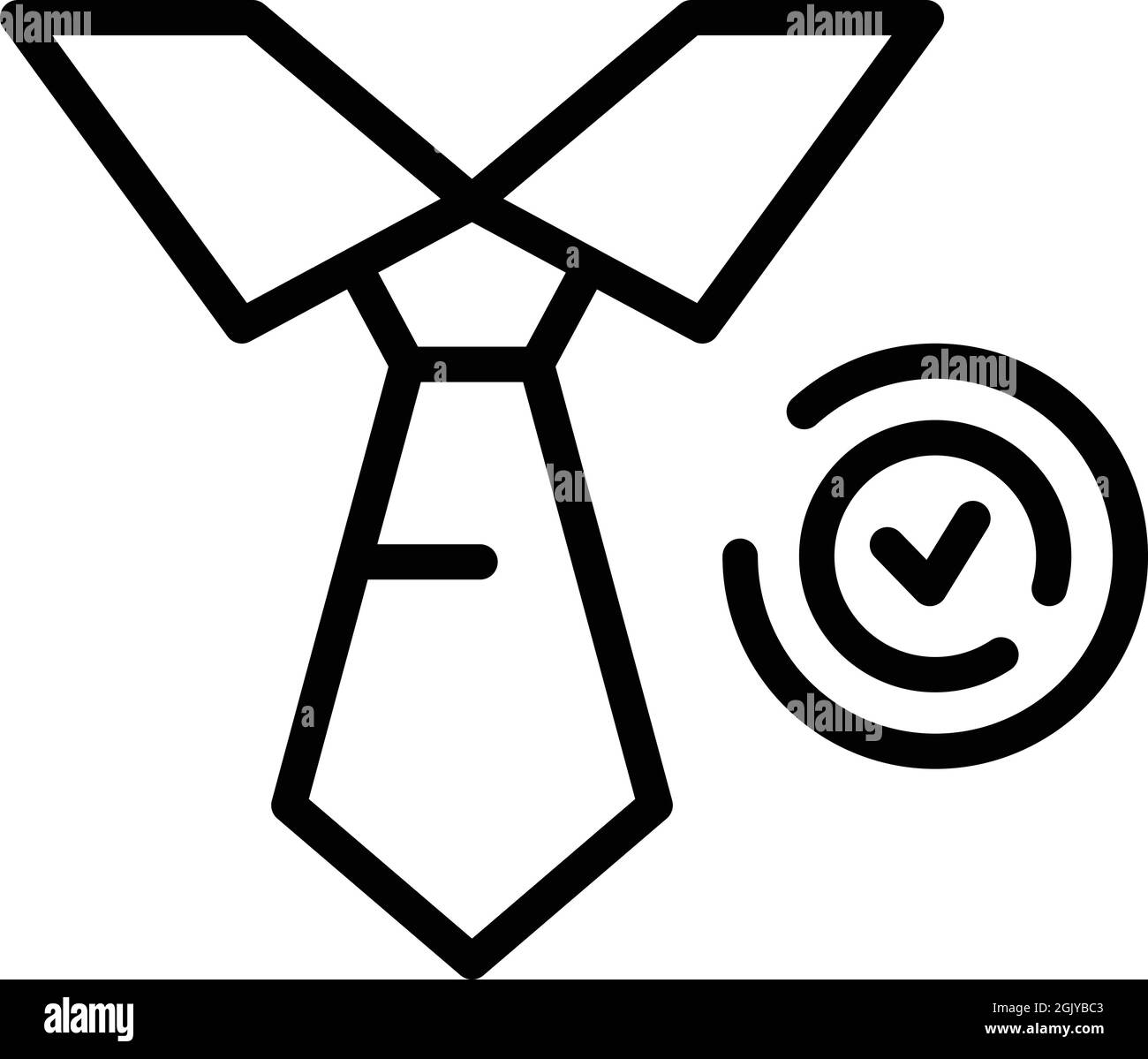 Approved manager icon outline vector. Document check. Business approve ...