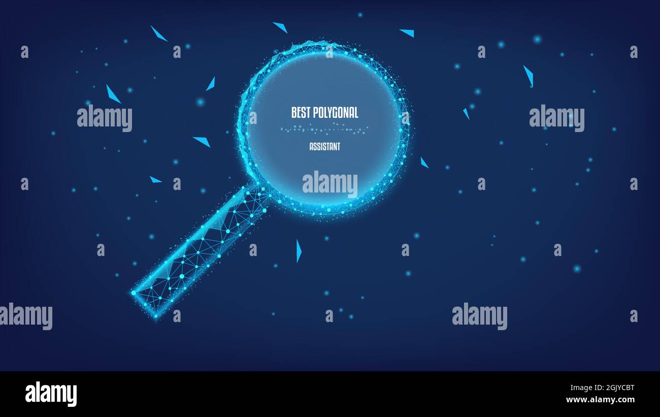 Blue loupe Stock Vector Images - Alamy