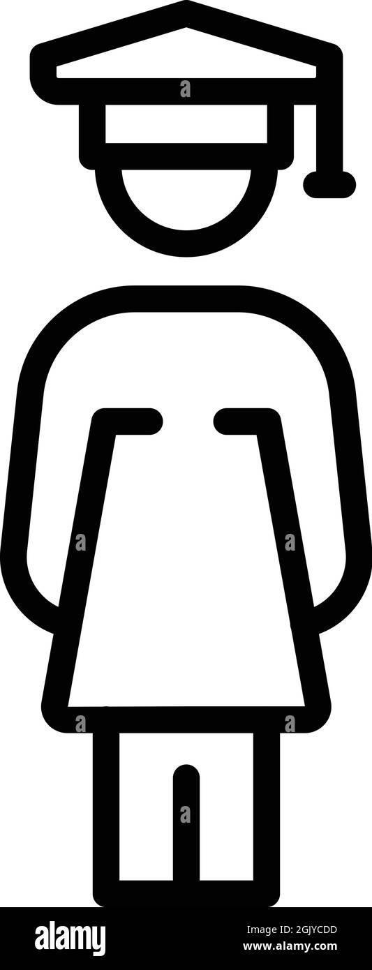 Study stereotype icon outline vector. Human growth. Gender equality ...