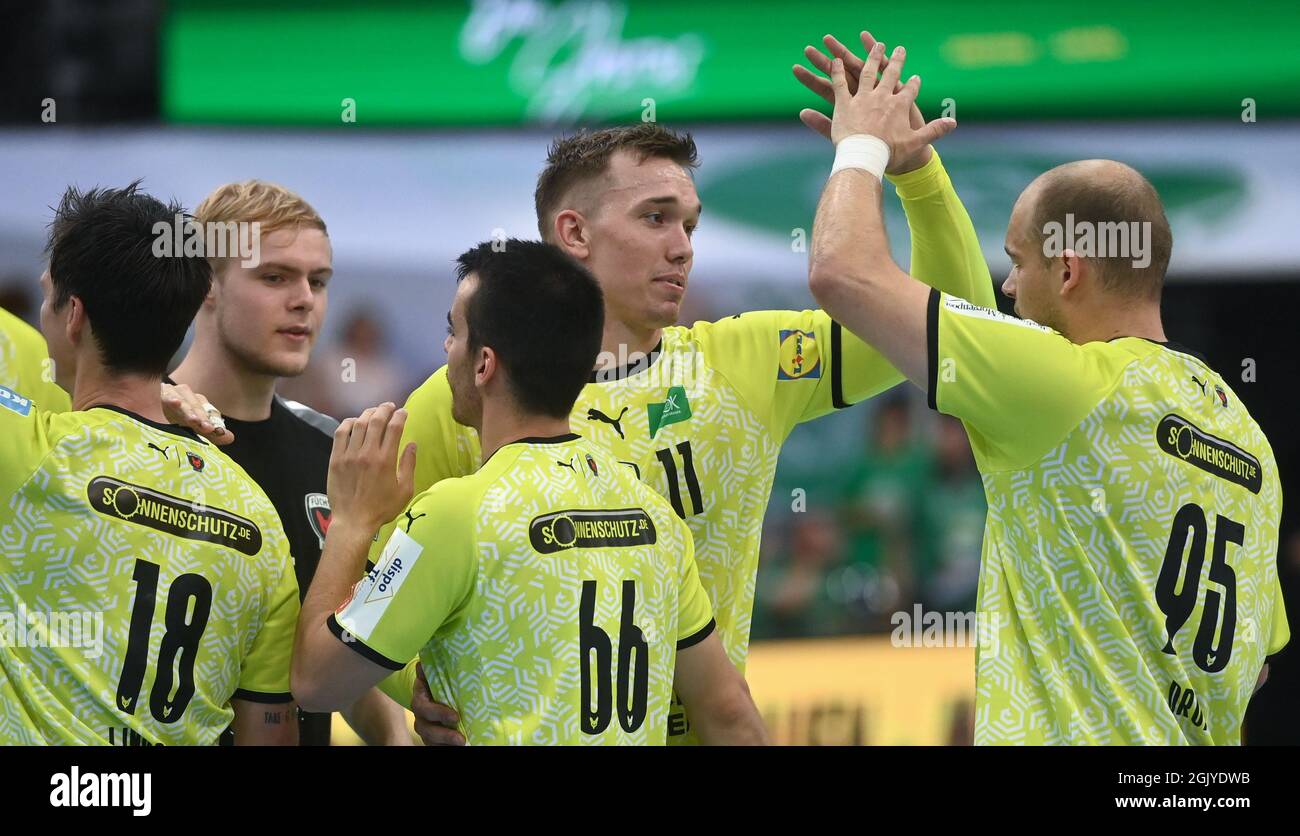 Leipzig, Germany. 12th Sep, 2021. Handball: Bundesliga, SC DHfK Leipzig ...