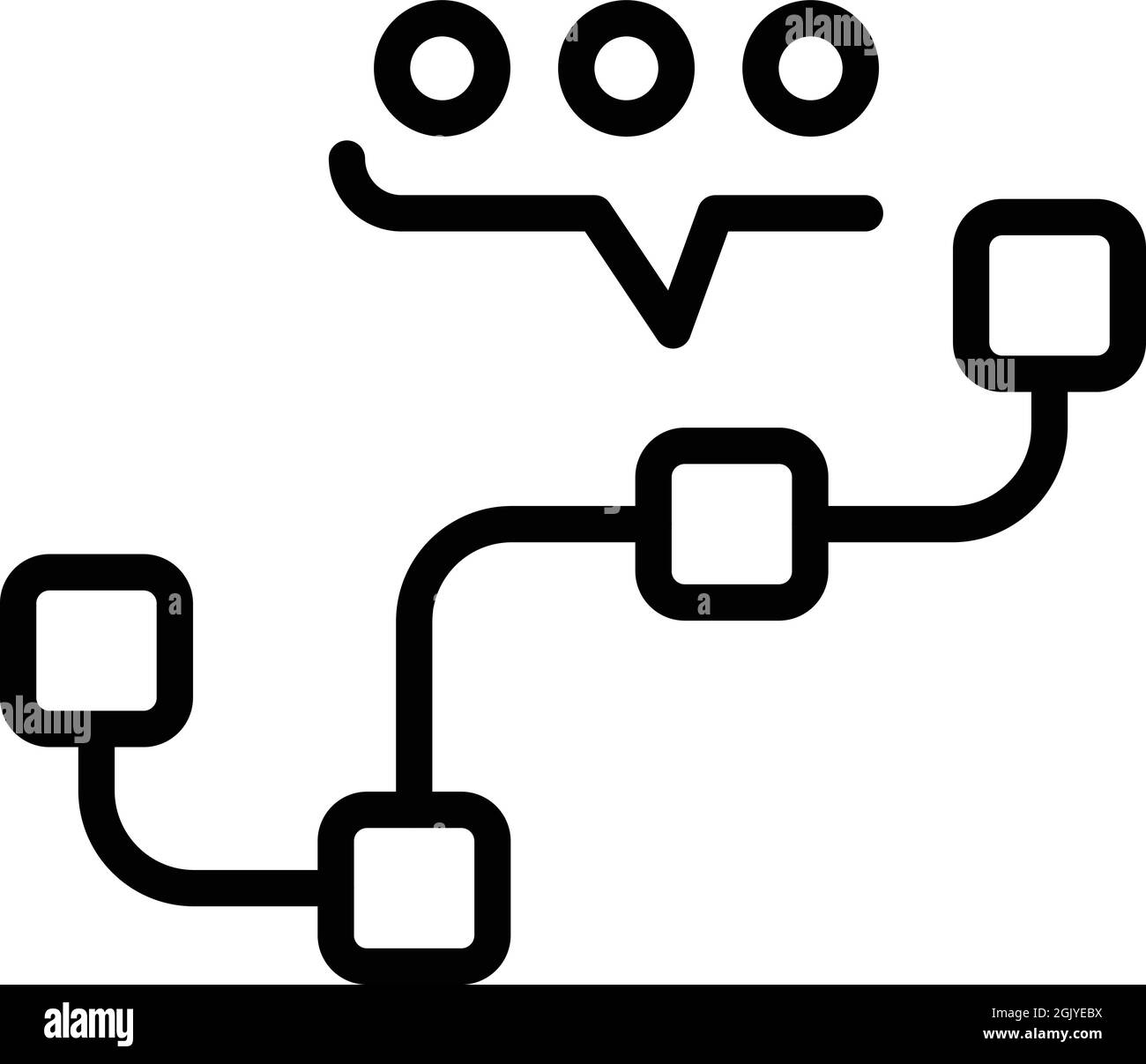 Insight icon outline vector. Study case. Risk result Stock Vector Image ...