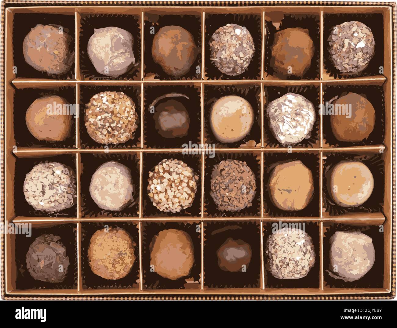 Chocolate for christmas Stock Vector Images - Alamy