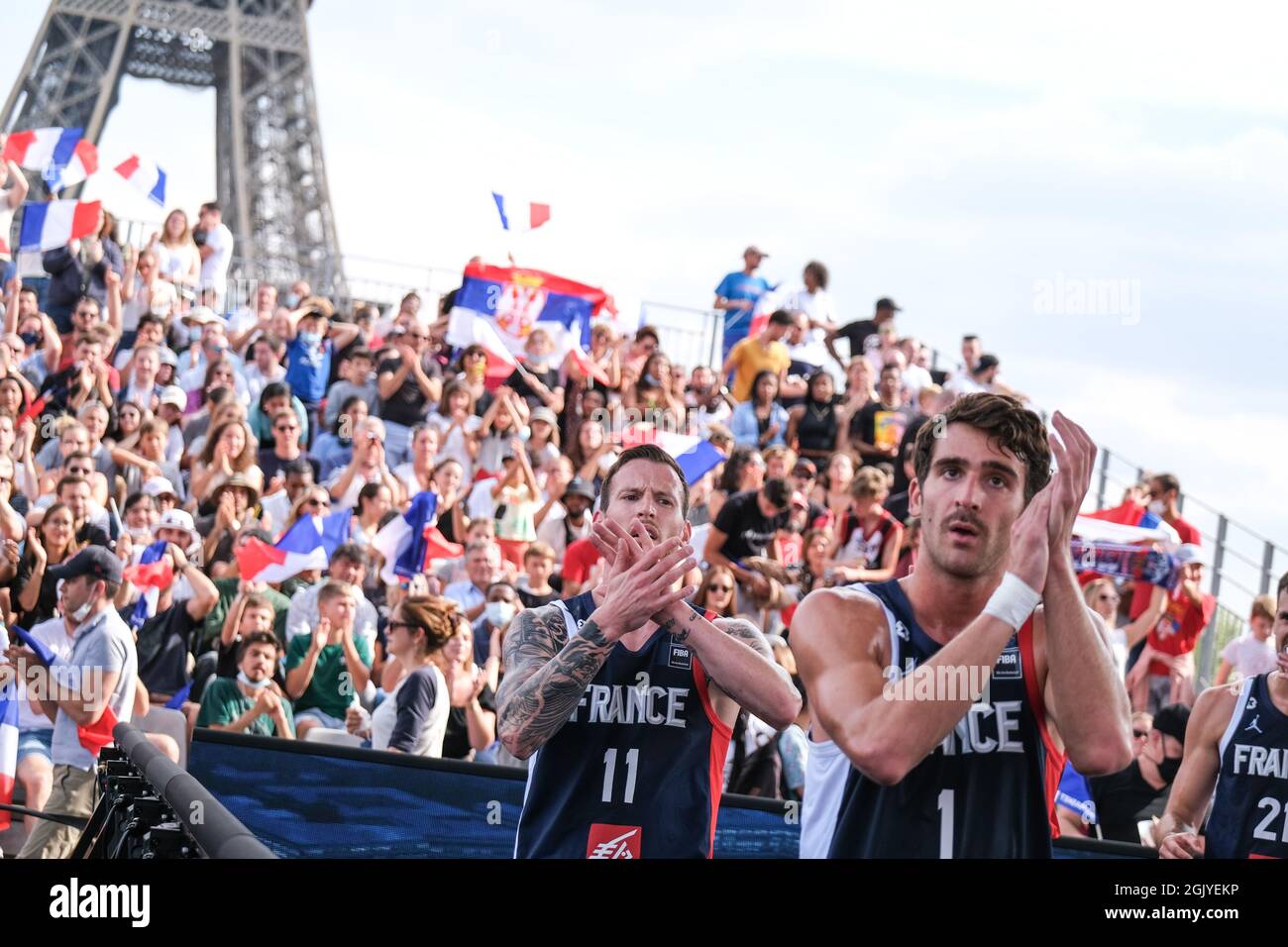 Paris, Paris, France, September 12, 2021, The French natianal team ...