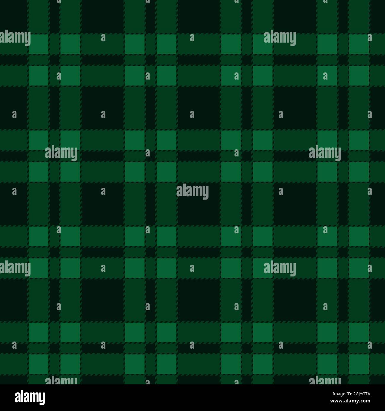 Seamless pattern of green tartan. Vector illustration Stock Vector ...